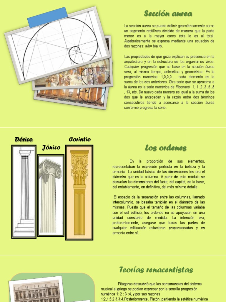 Seccion Aurea | PDF | Columna | Matemáticas