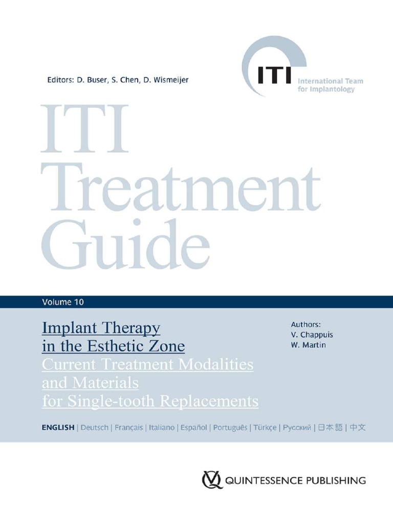 ITI Treatment Guide, Volume 10 (17mb) | PDF | Dental Implant | Medical ...