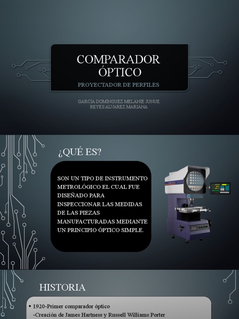 Comparador Óptico | PDF | Óptica | Medición