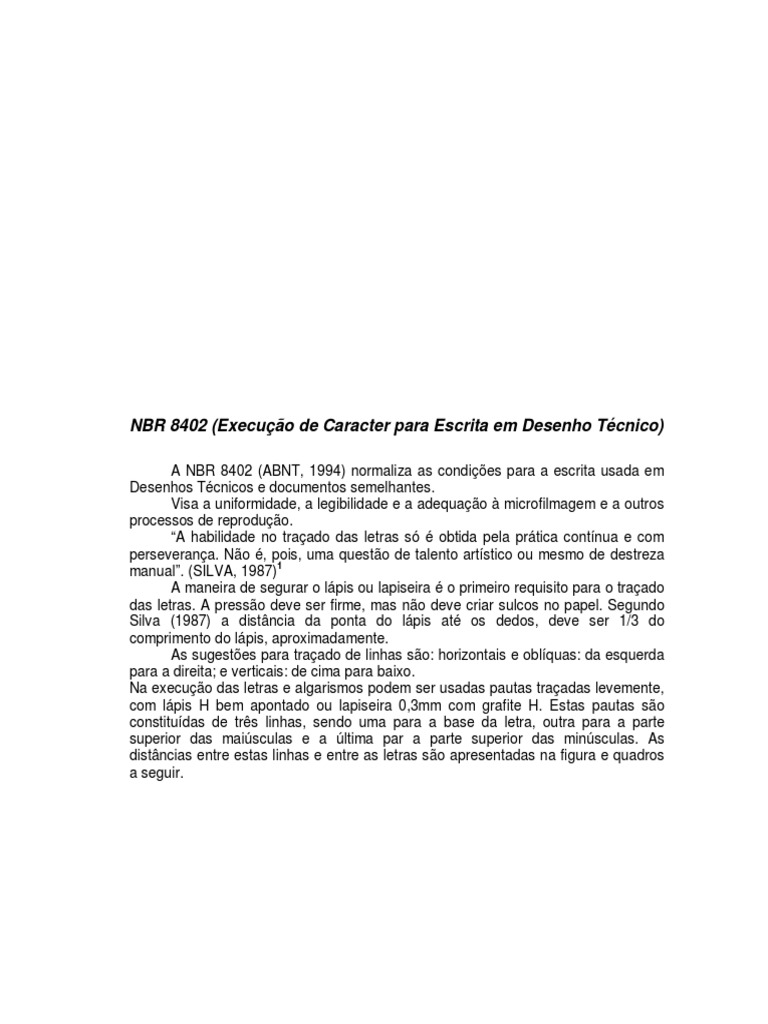 NBR 8402 | PDF