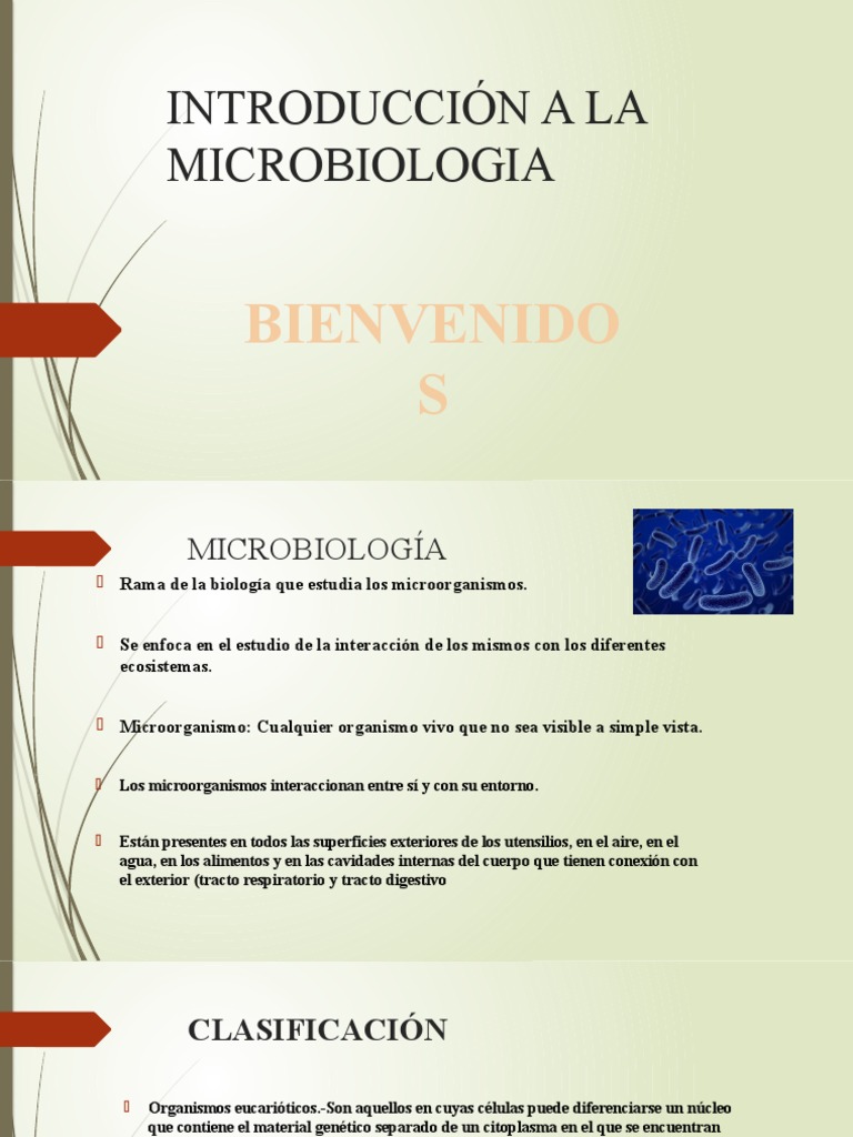 Introducción A La Microbiologia | PDF | Organismos | Biología Celular)