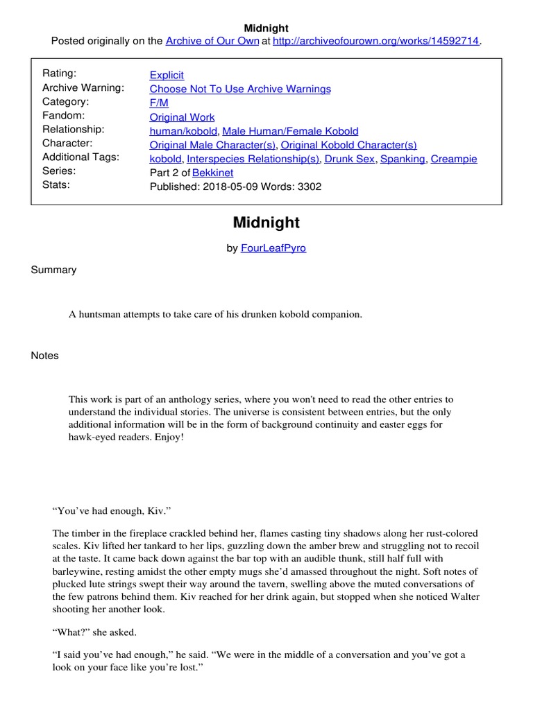 A Stormy Night's Rest: Interspecies Relations and Consequences in an ...