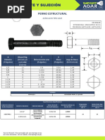 Ficha Tecnica Perno Estructural Astm A 325 Tipo 1 | PDF | Tornillo | Conocimiento procedimental