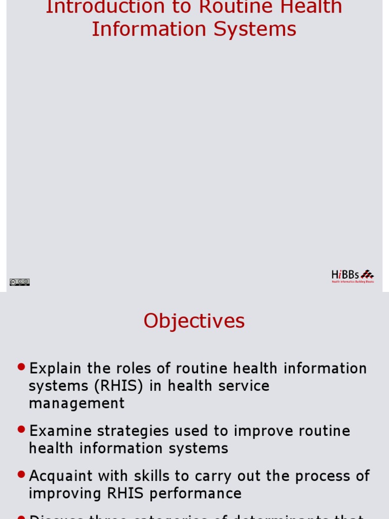Routine Health Information Systems | PDF | Information | Information System