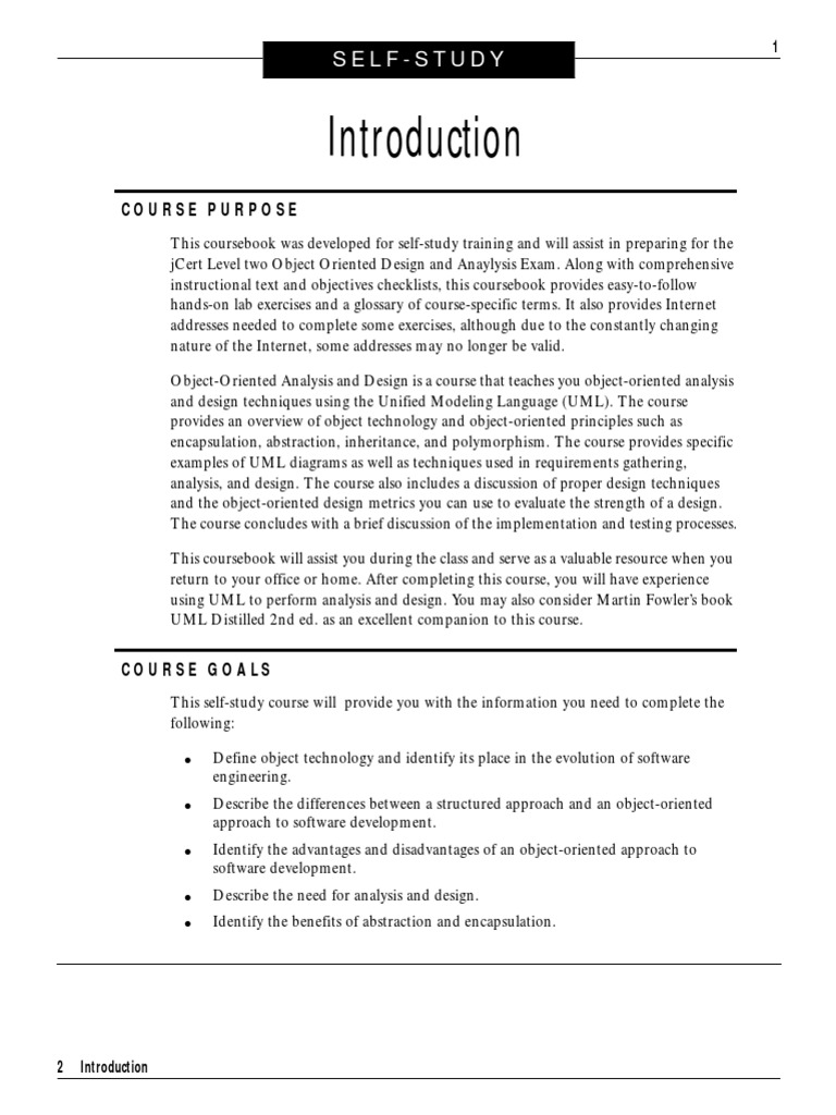 Object Oriented Design With Java, C++ and UML | Download Free PDF ...