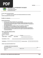 Kenya Secondary School Leaving Certificate | PDF