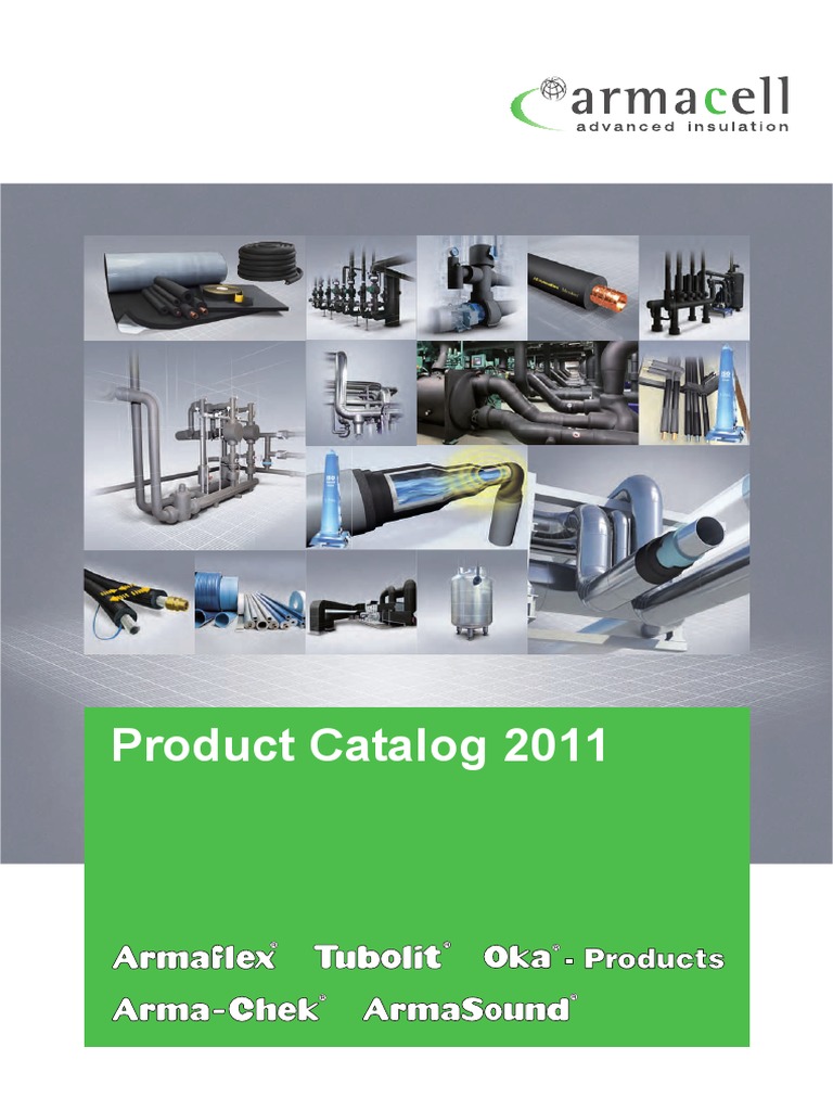 Armacell Product Catalogue 2011 | PDF | Pipe (Fluid Conveyance) | Materials
