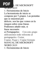 Guía de Microsoft Word 2019 | PDF | Microsoft Word | Microsoft Office