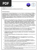 My Aws and Devops Resume | PDF | Linux | Cloud Computing
