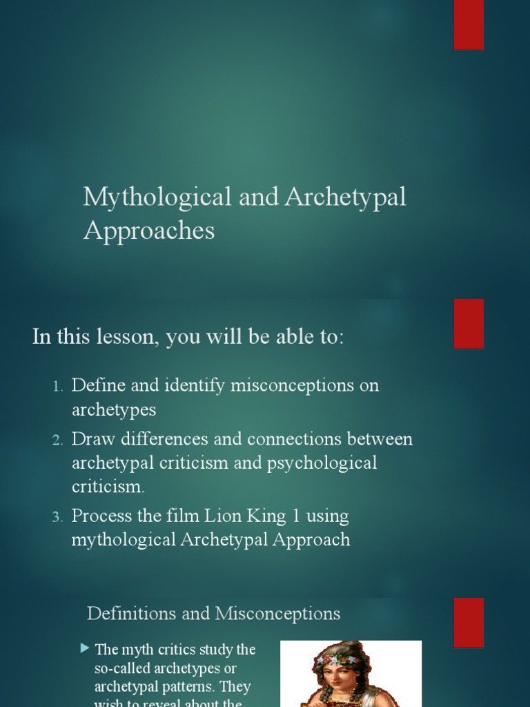 Mythological and Archetypal Approaches | PDF | Shadow (Psychology ...