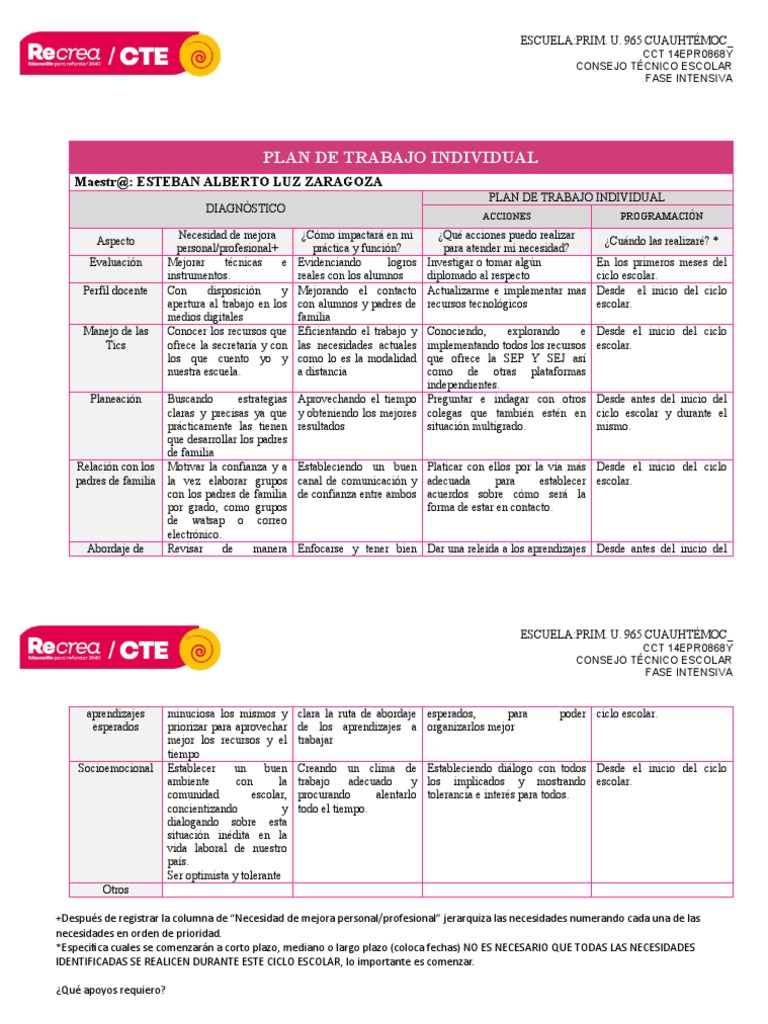 Formato Pti | PDF | Cognición | Aprendizaje