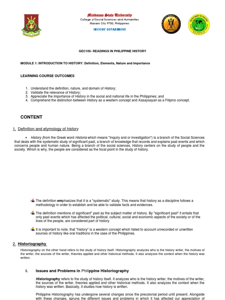 1 Introduction To History | PDF | Science | Social Sciences