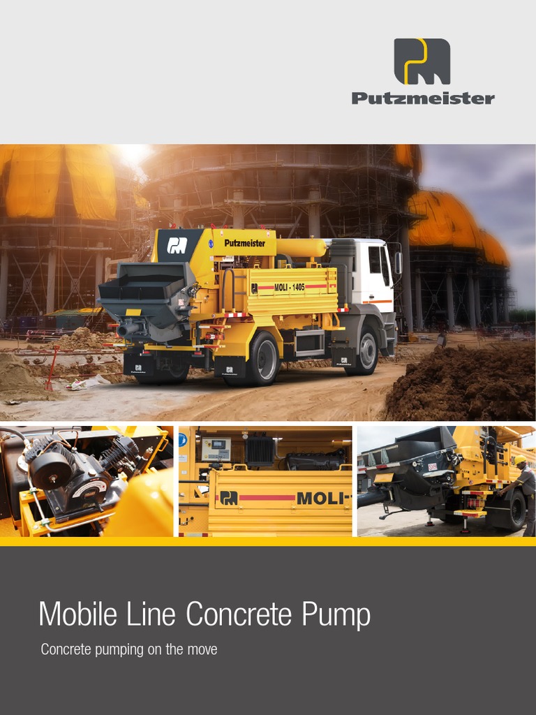 Mobile Line Concrete Pumps Brochure IN | PDF | Concrete | Pump