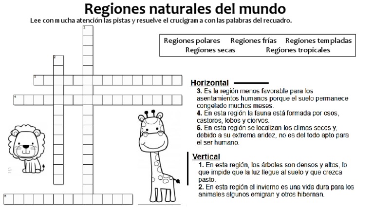 Regiones Naturales Del Mundo | PDF