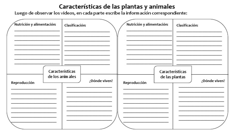 Caracteristicas de Plantas y Animales | PDF