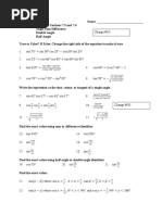 IGCSE Mathematics Formula Sheet | PDF | Circle | Triangle