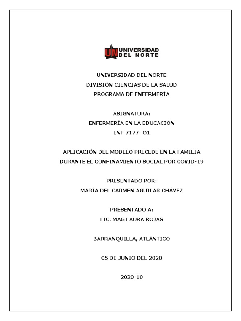 Modelo Precede | PDF | Obesidad | Comportamiento