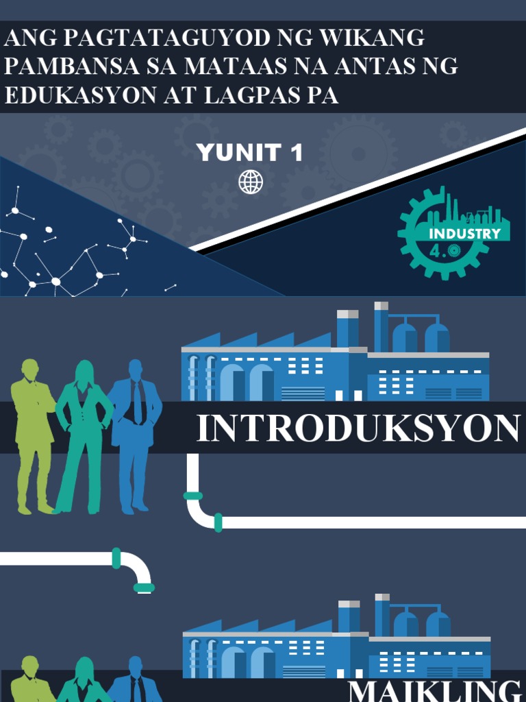 Yunit 1 PPT Filipino | PDF