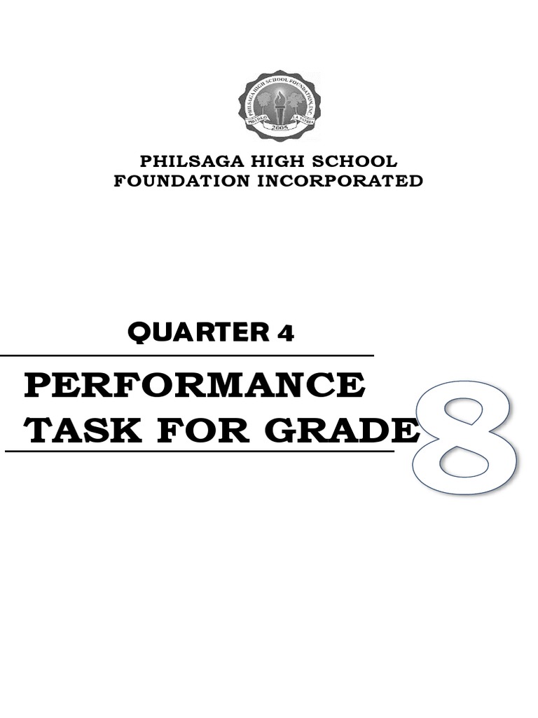 Quarter 4: Performance Task For Grade | PDF | Digestion ...