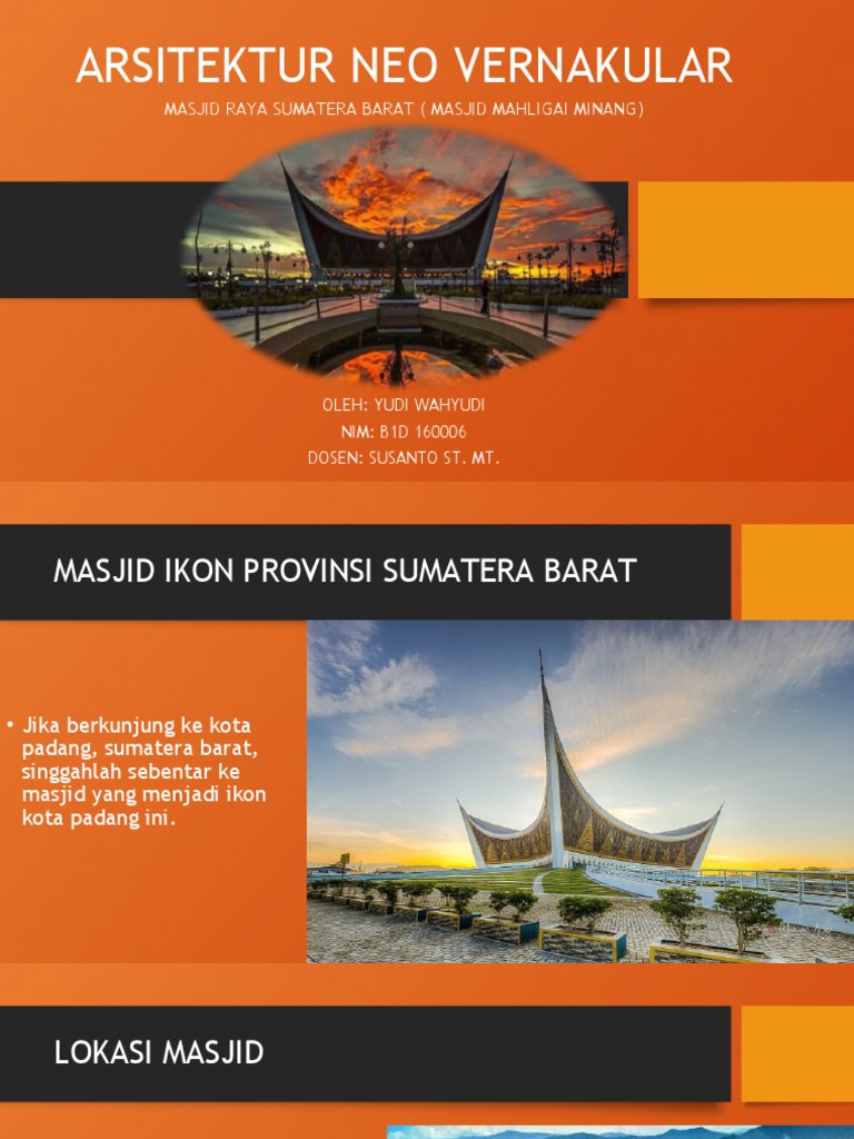 Arsitektur Neo Vernakular Yudi Wahyudi B1d 160006 Pdf