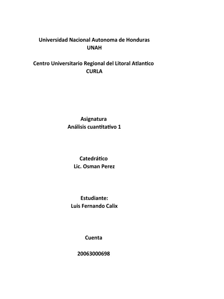 Calix Luis U2 T1AC1 | PDF