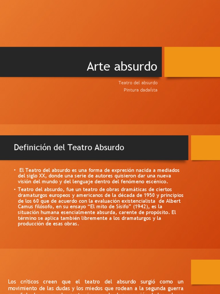 Arte Absurdo | PDF | Teatro