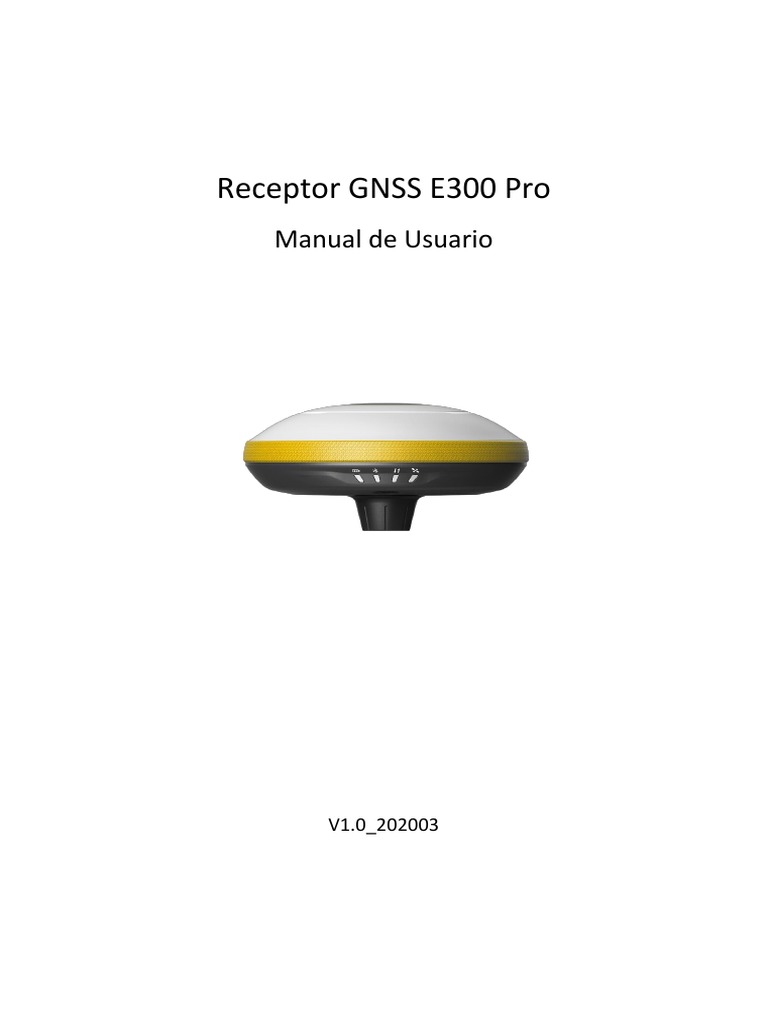 Manual de Usuario E300 Pro GNSS | PDF | Punto de acceso inalámbrico ...