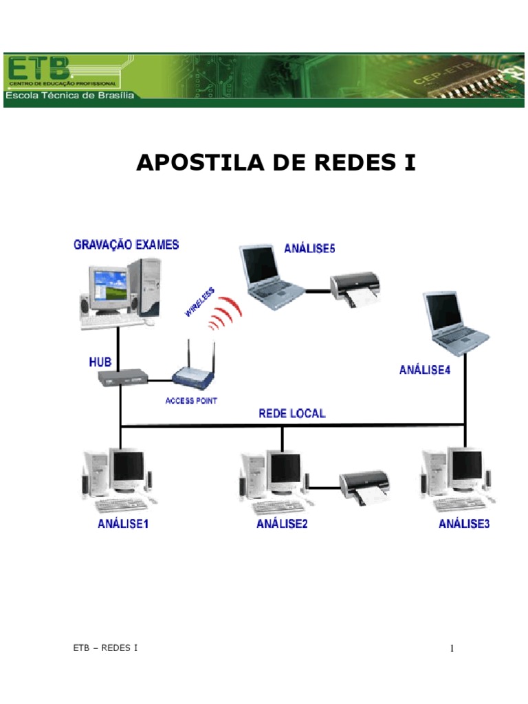 Apostila de Redes - Cabeamento e Estrutura | PDF