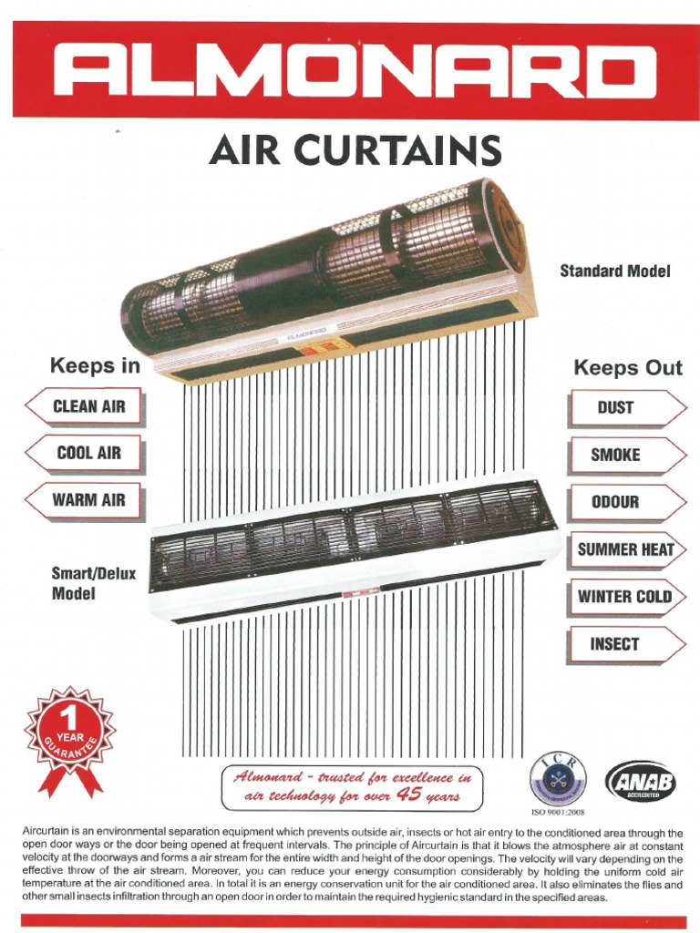 Almonard Air Curtain Catalogue | PDF