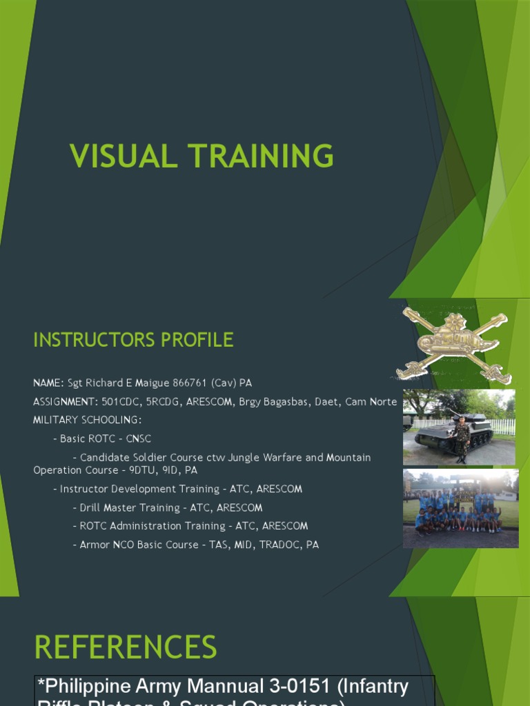 Visual Training | PDF | Battalion | Military