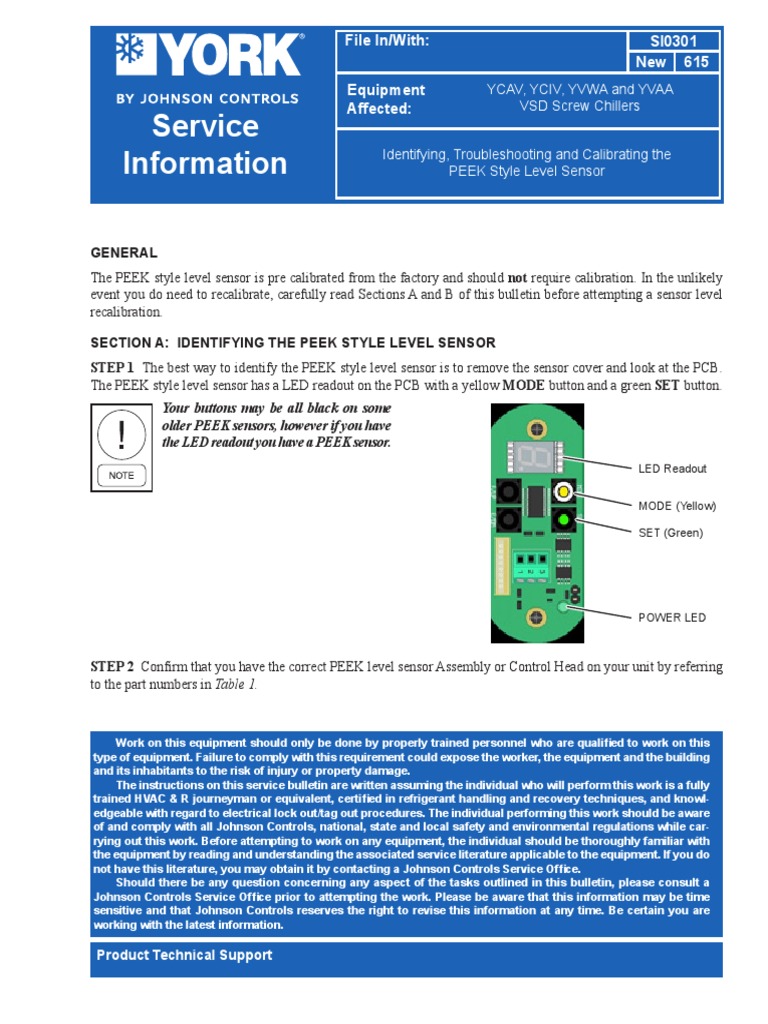 Calibrating PEEK Level Sensors Guide | PDF | Sensor | Calibration