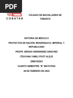 Proyectos de Nación: Monárquico e Imperial | PDF | México | Gobierno