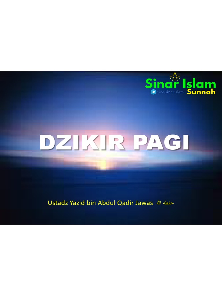 Dzikir-PAGI - PETANG Sesuai Sunnah | PDF