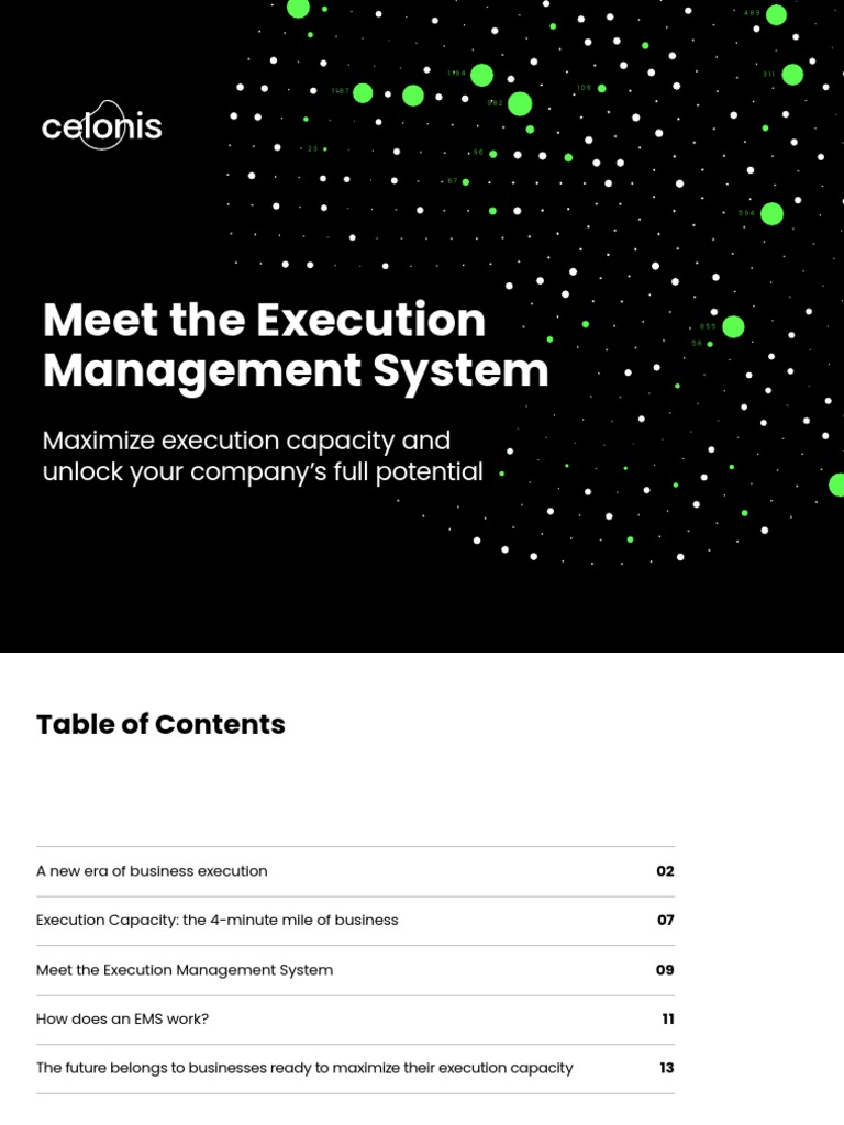 Celonis Ebook Intro Execution Management System (EMS) | PDF ...