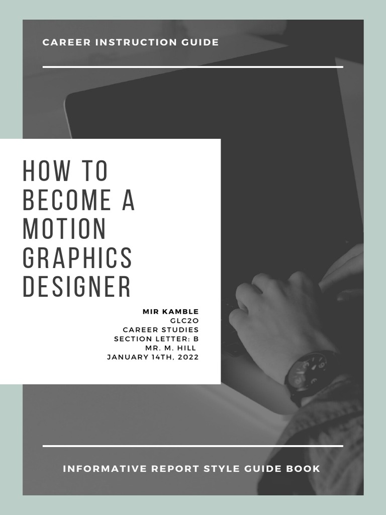 Careers Guide Book (Culminating) | PDF | Graphics | Freelancer