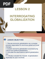 LESSON 2 Interrogating Globalization | PDF | Globalization | International Monetary Fund