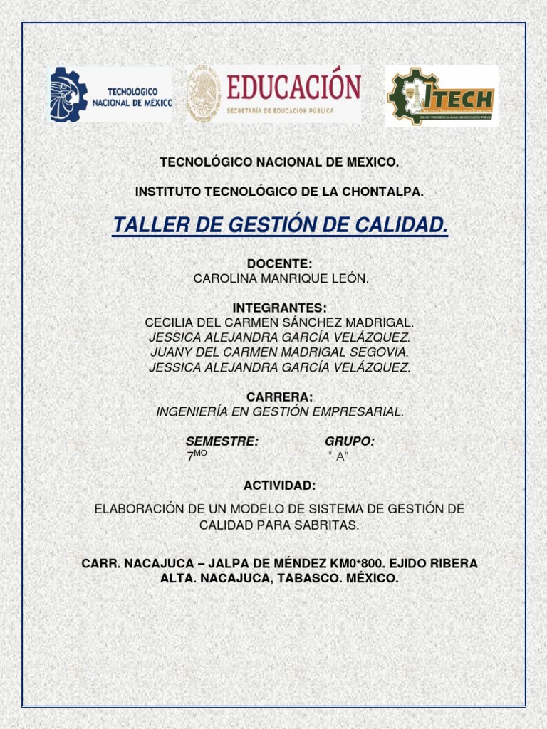 Modelo de SGC | PDF | Calidad (comercial) | Gestión de la calidad