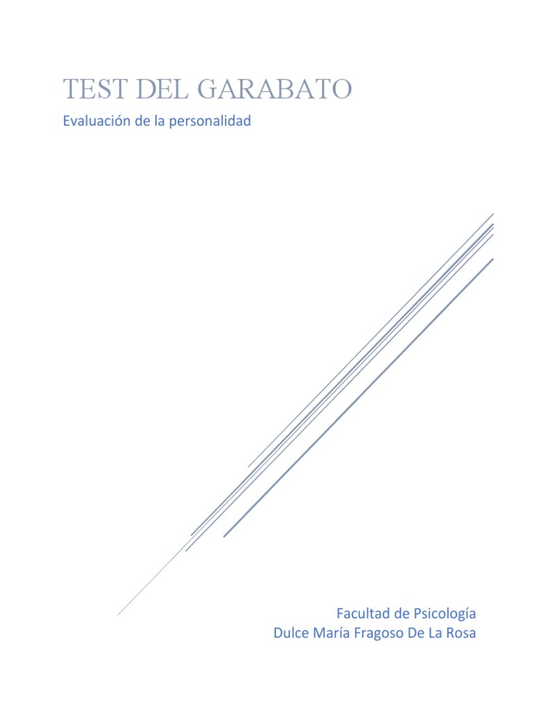 Test HTP PLANTILLA | PDF