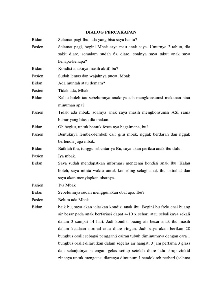 Dialog Percakapan | PDF