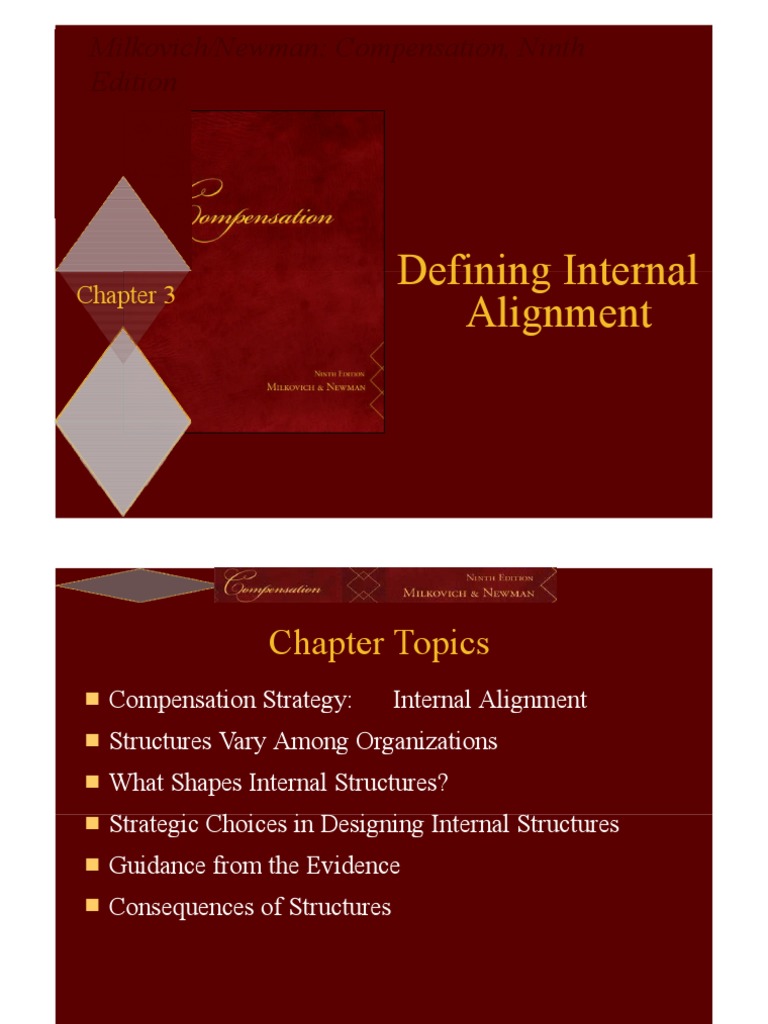 Milkovich/Newman: Compensation, Ninth Edition: Defining Internal ...