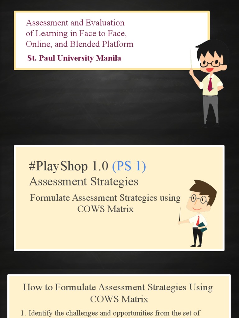 COWS Matrix Template 2 | PDF | Cognition | Learning