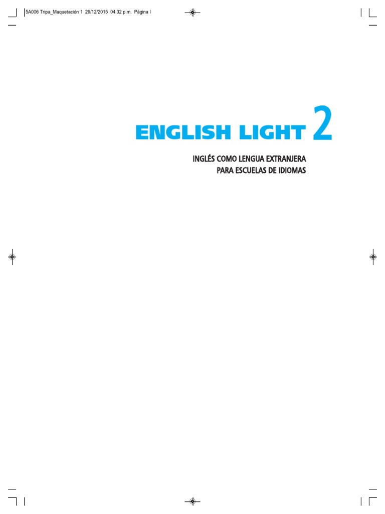 Libro de Ingles (English-Light-2) | PDF