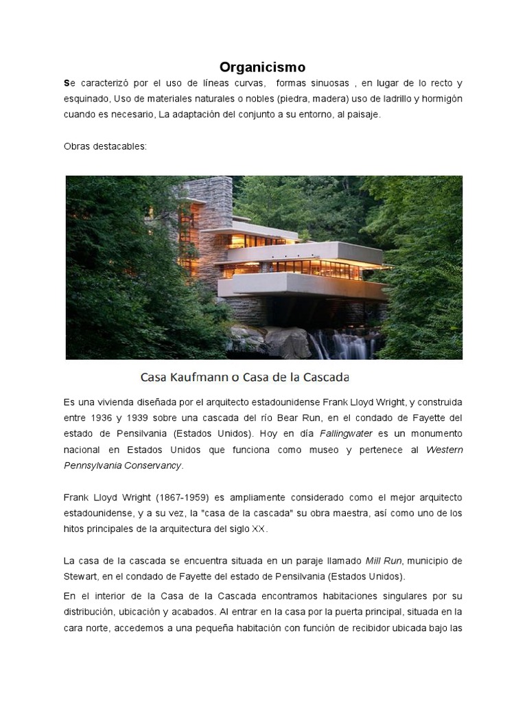 Organicismo | PDF | Diseño arquitectonico | Arquitectura