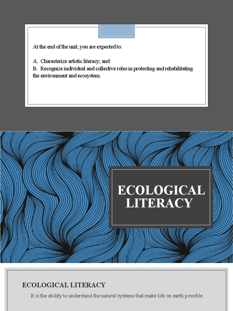 Ecological Literacy | PDF | Sustainability | Literacy