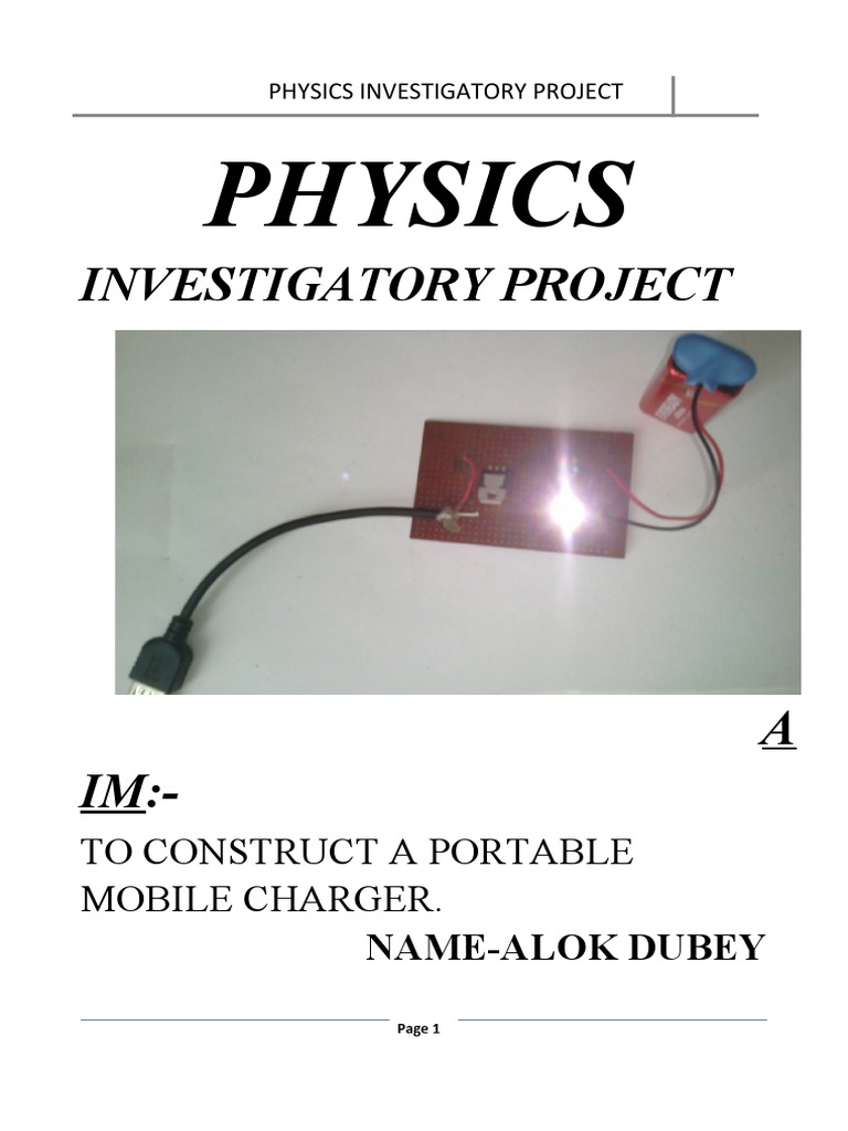 Physics: Investigatory Project | PDF | Electrical Resistance And ...