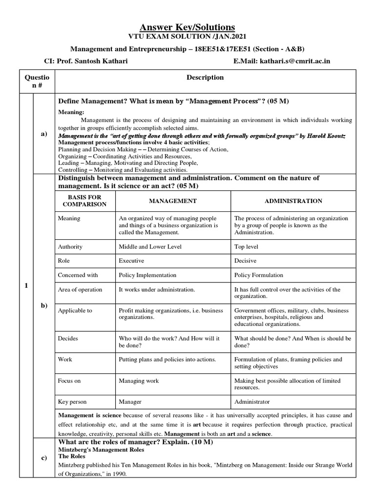 VTU Exam Question Paper With Solution of 18EE51 & 17EE51 Management and ... VTU Exam Question Paper With Solution of 18EE51 & 17EE51 Management and ...