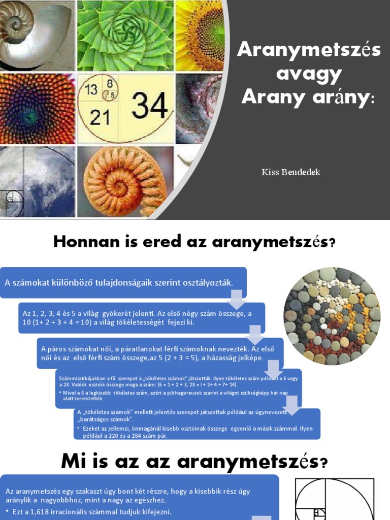 Aranymetszés | PDF