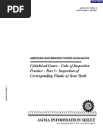 Analytical Gear Inspection Symbols and Interpretation of Charts PDF ...