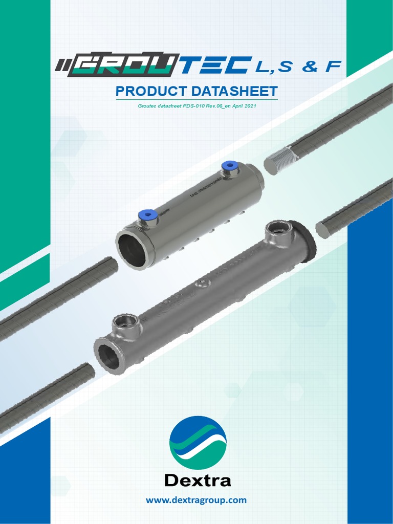 Groutec Couplers Product Datasheet | PDF | Building Materials ...