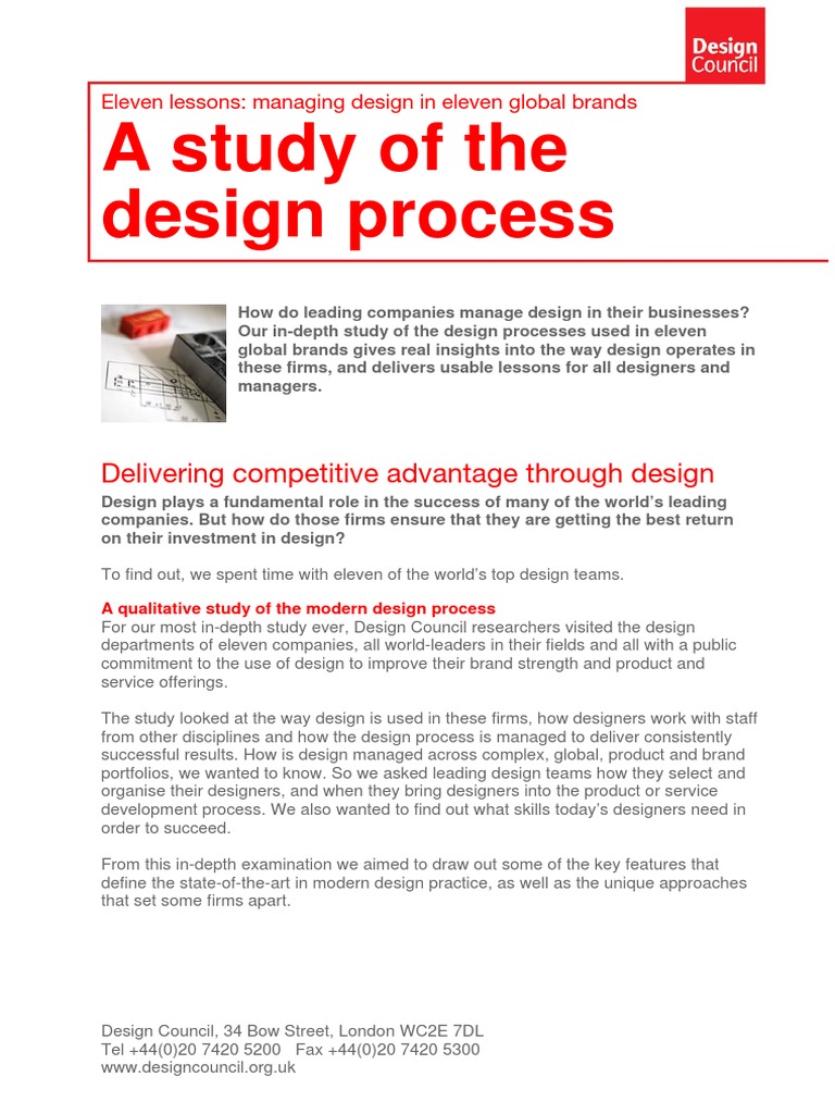 Design Process | PDF | Design | Brand
